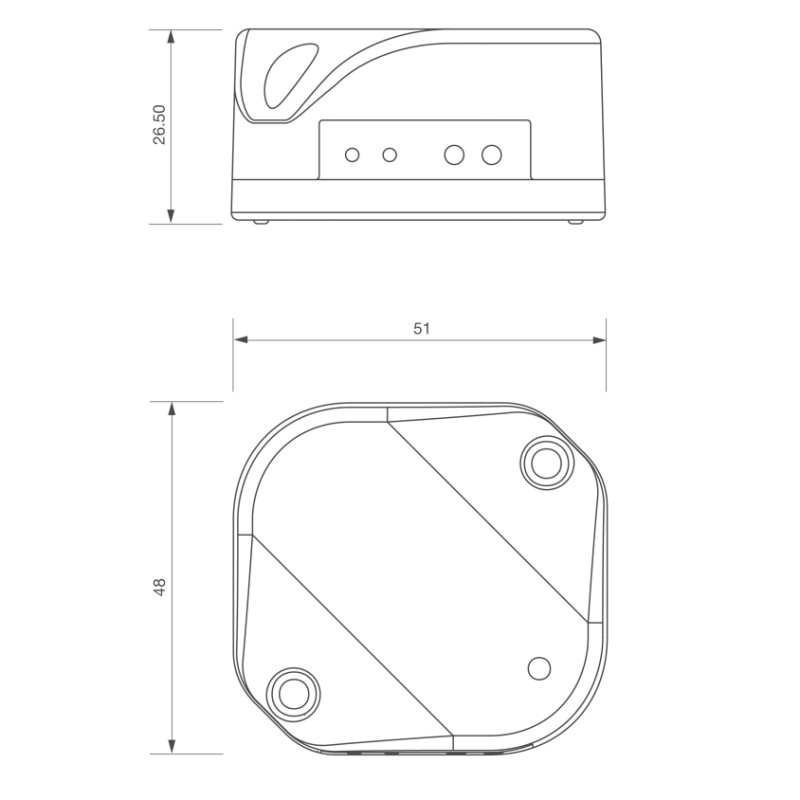 Alimentation miniature 230 Volts Ac / 12 Volts Dc / 1,5A - Bornes a vis
